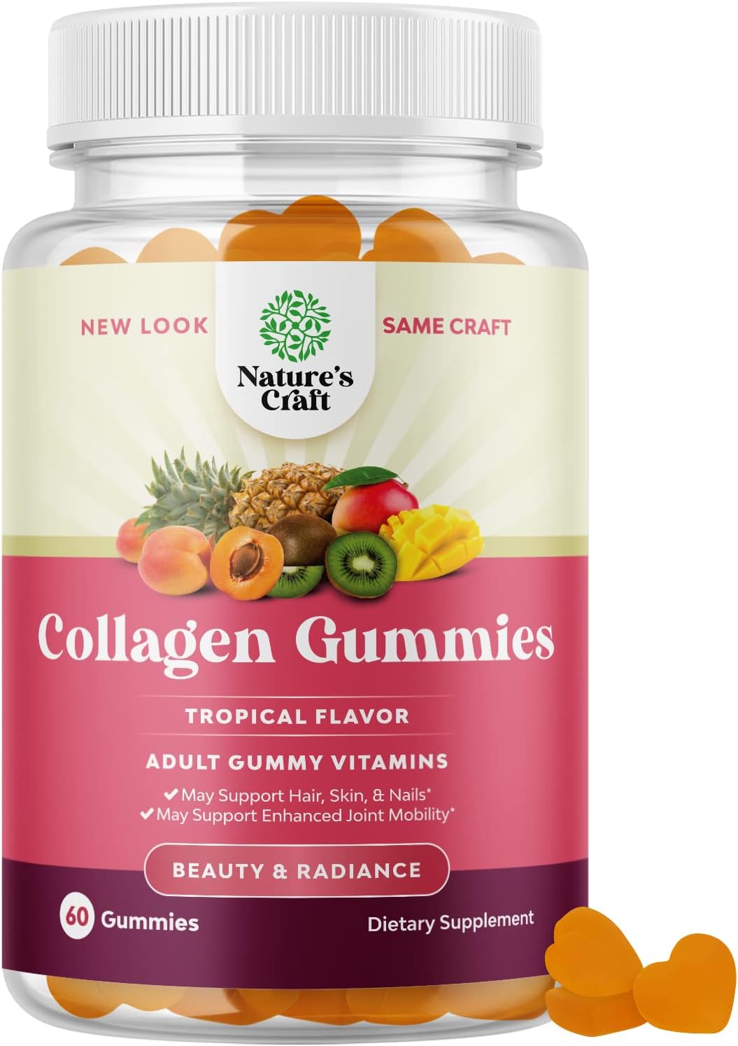 Amazon.com: Hydrolyzed Collagen Hair Growth Gummies - Hair Skin and ...