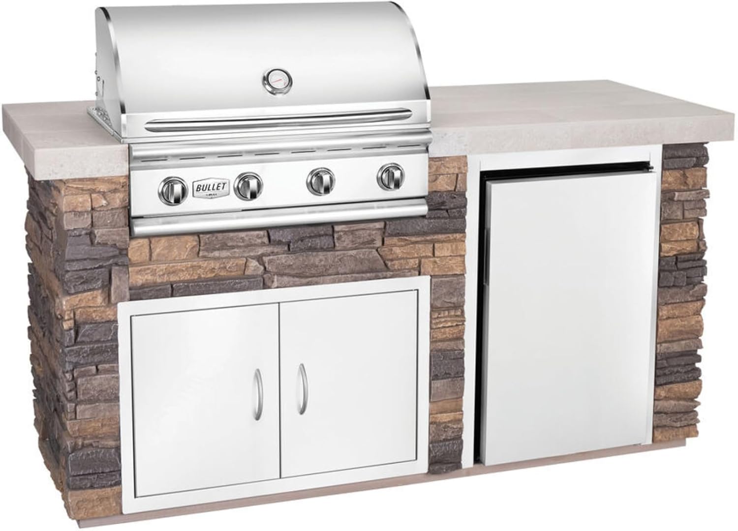 Amazon.com: Bull Outdoor Kitchen Island, Ready to Install with 60,000 ...
