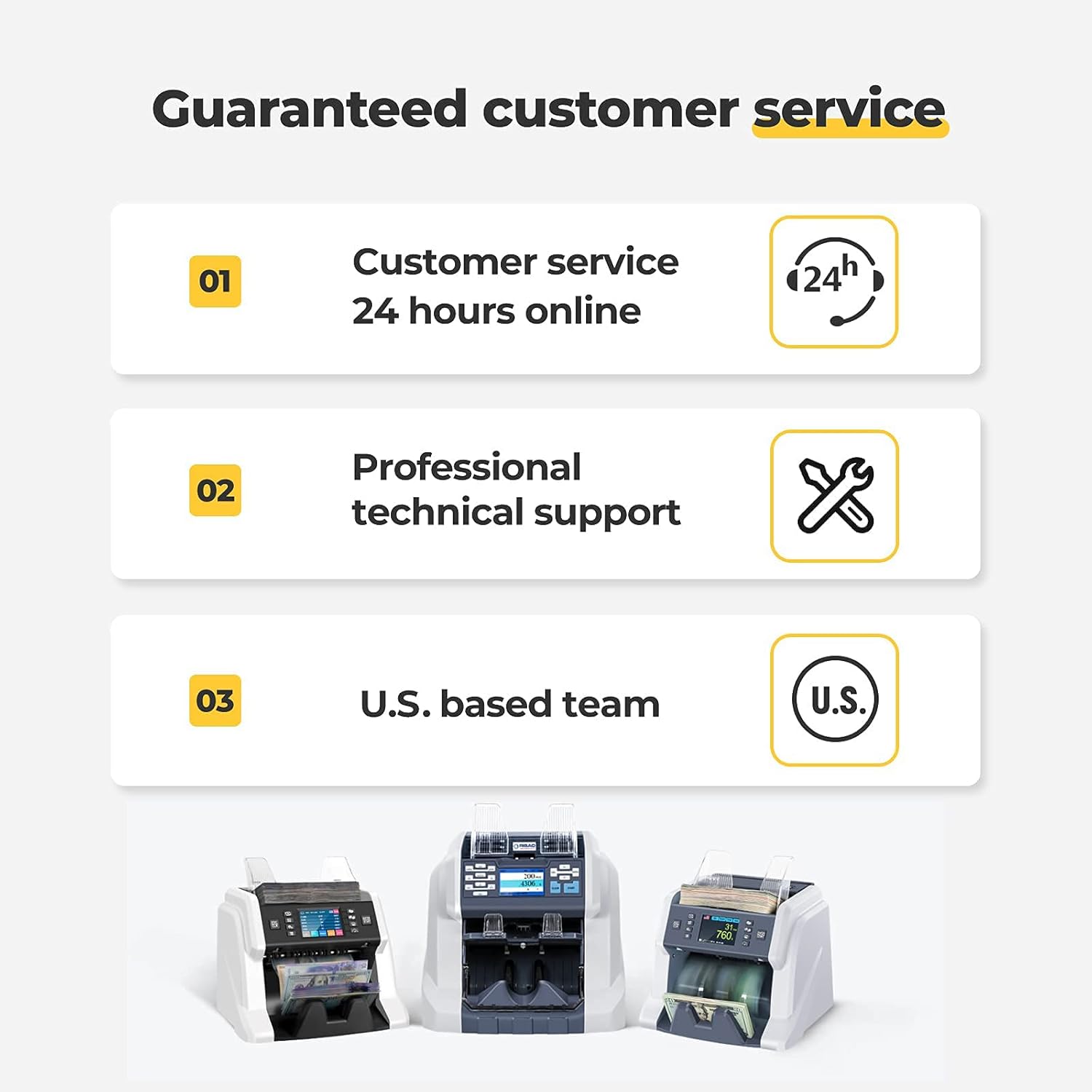 RIBAO BC-55 Premium Bank Grade Money Counter Machine Multi Currency ...