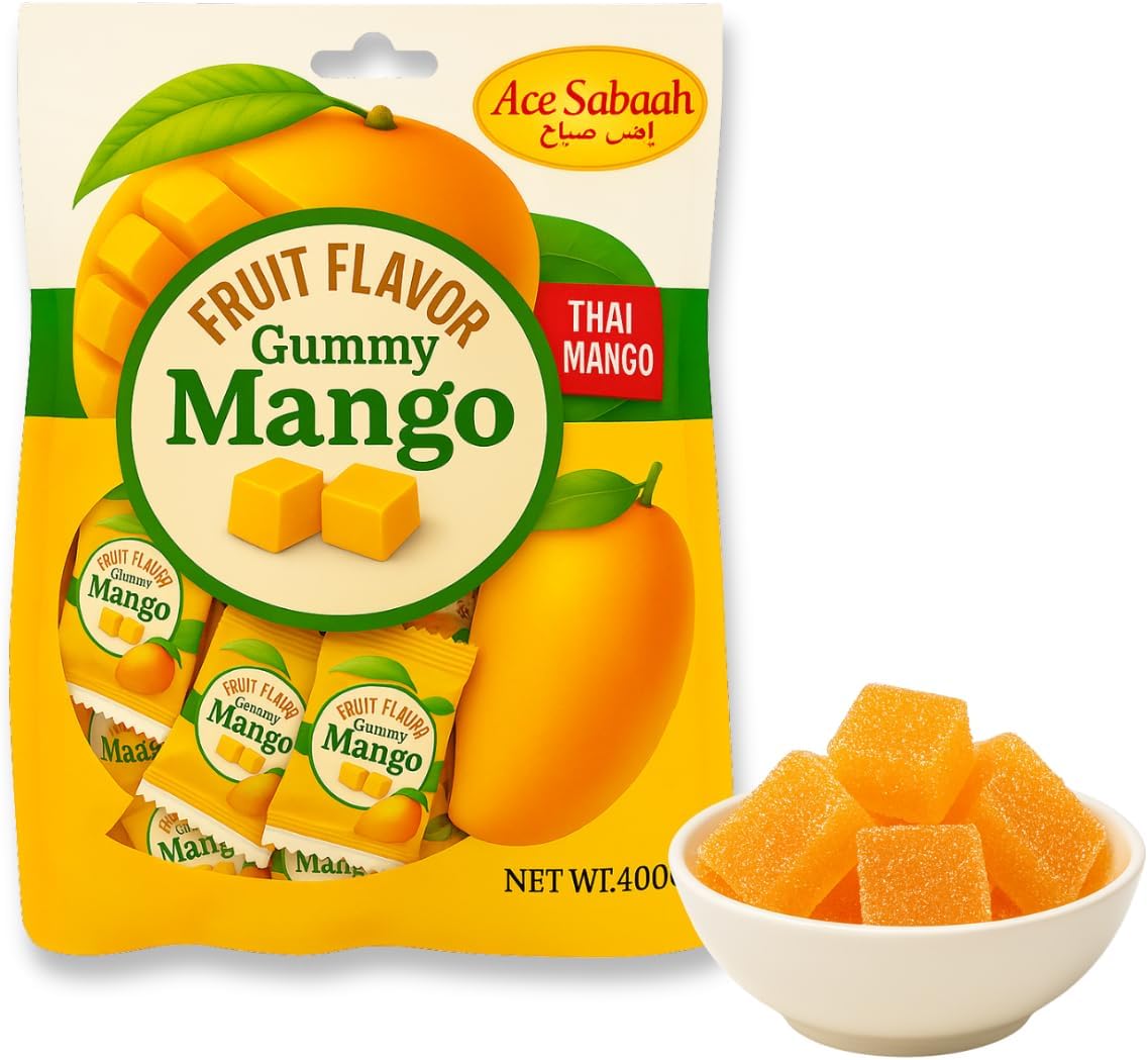 Amazon.com: Nutty & Fruity Individually Wrapped Thai Mango Gummies ...