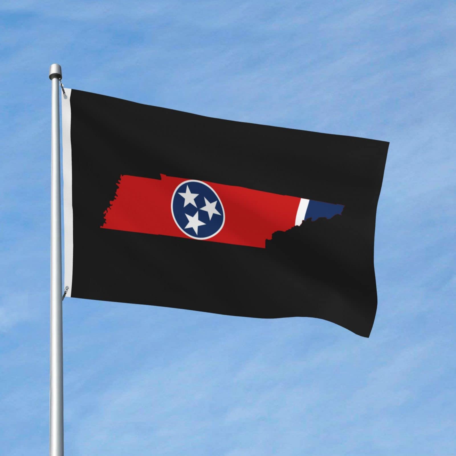 Tennessee State Flag Map