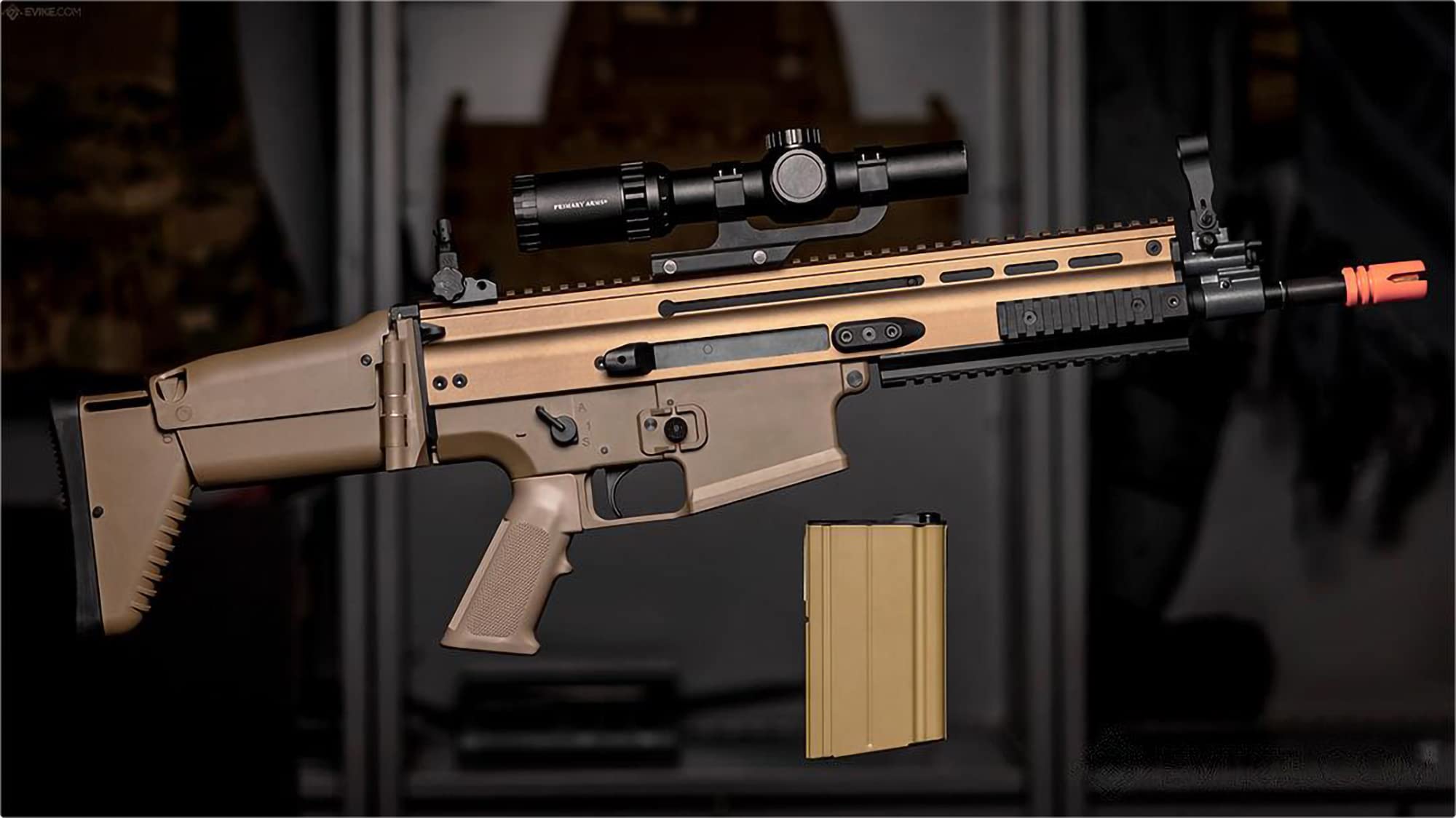 Buy Evike Airsoft - Cybergun FN Herstal Licensed Metal Scar Heavy ...