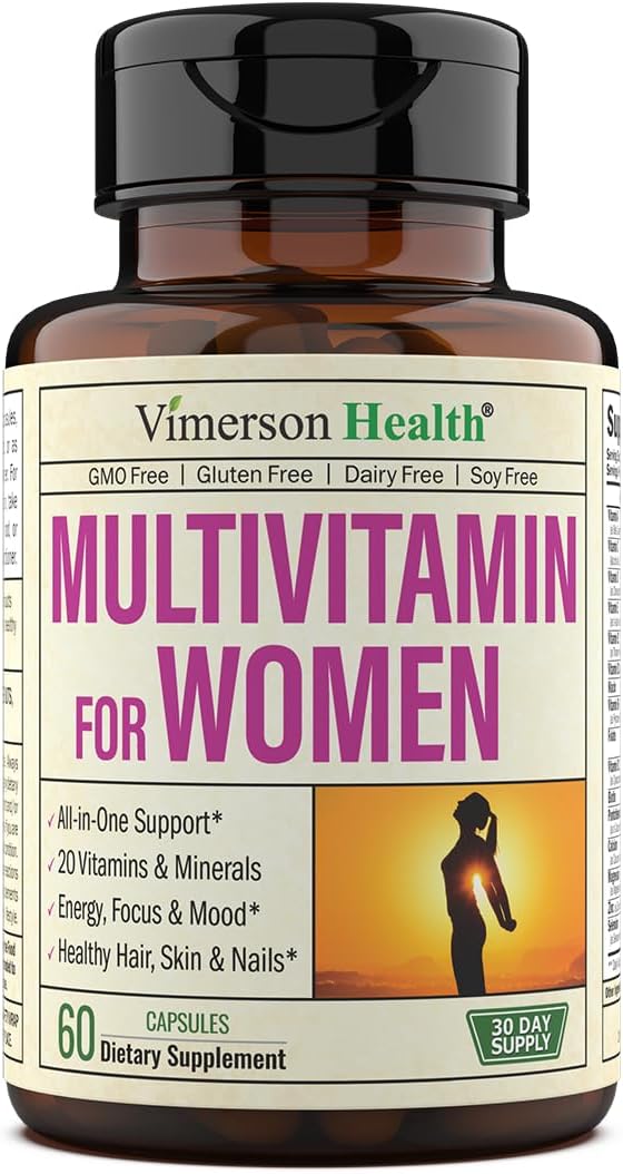 Amazon.com: Health by Habit Womens Multi Supplement (60 Capsules) - 23 ...