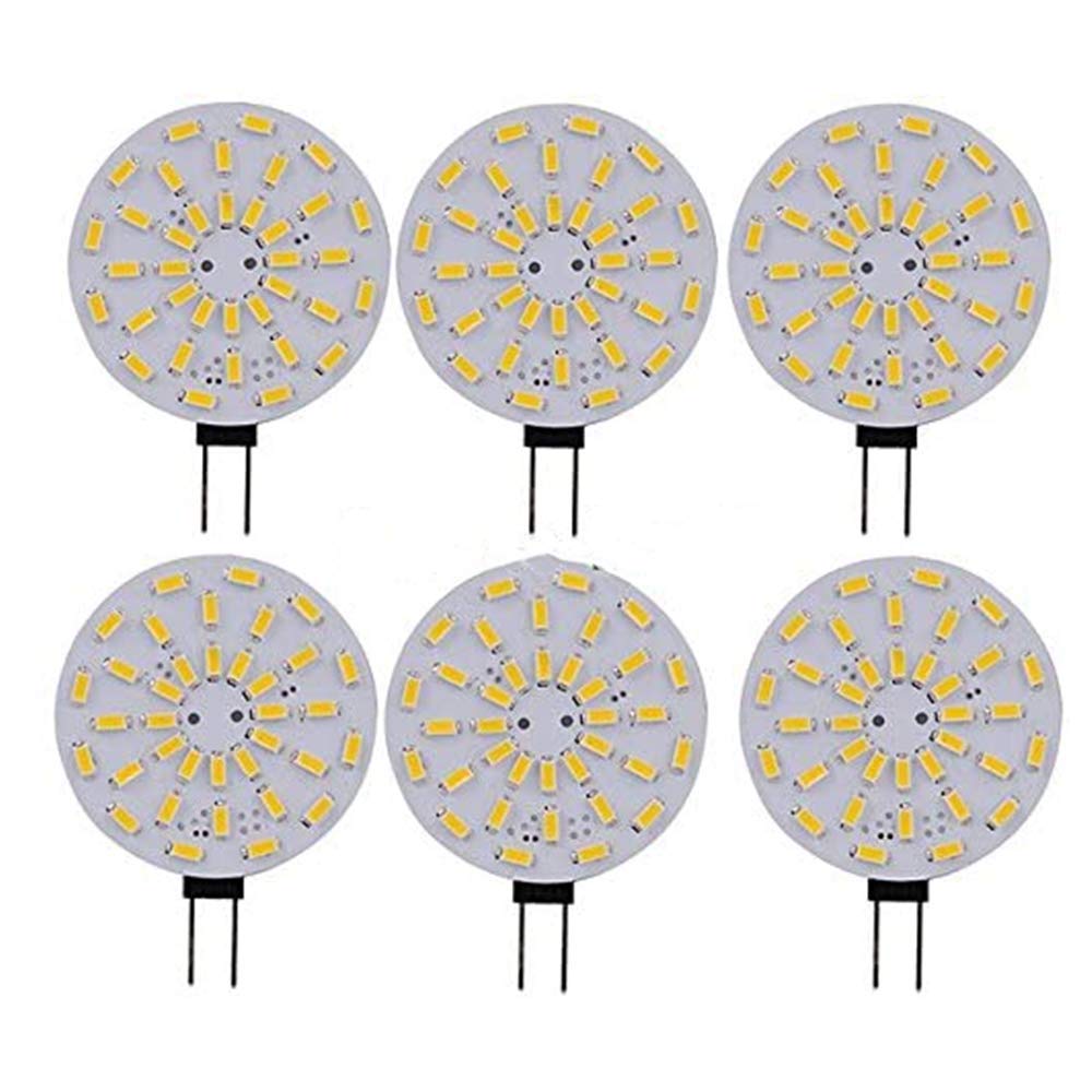 Amazon.com: Best to Buy (6-PACK) 4-Watt T4 G4 disc LED Bulb 12V-24V AC ...