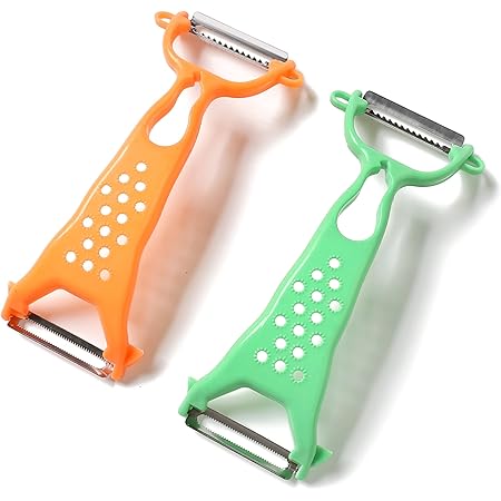 Amazon.com: Vegetable Peeler,Saim Metal Scraper Fruit Grater Slicer ...