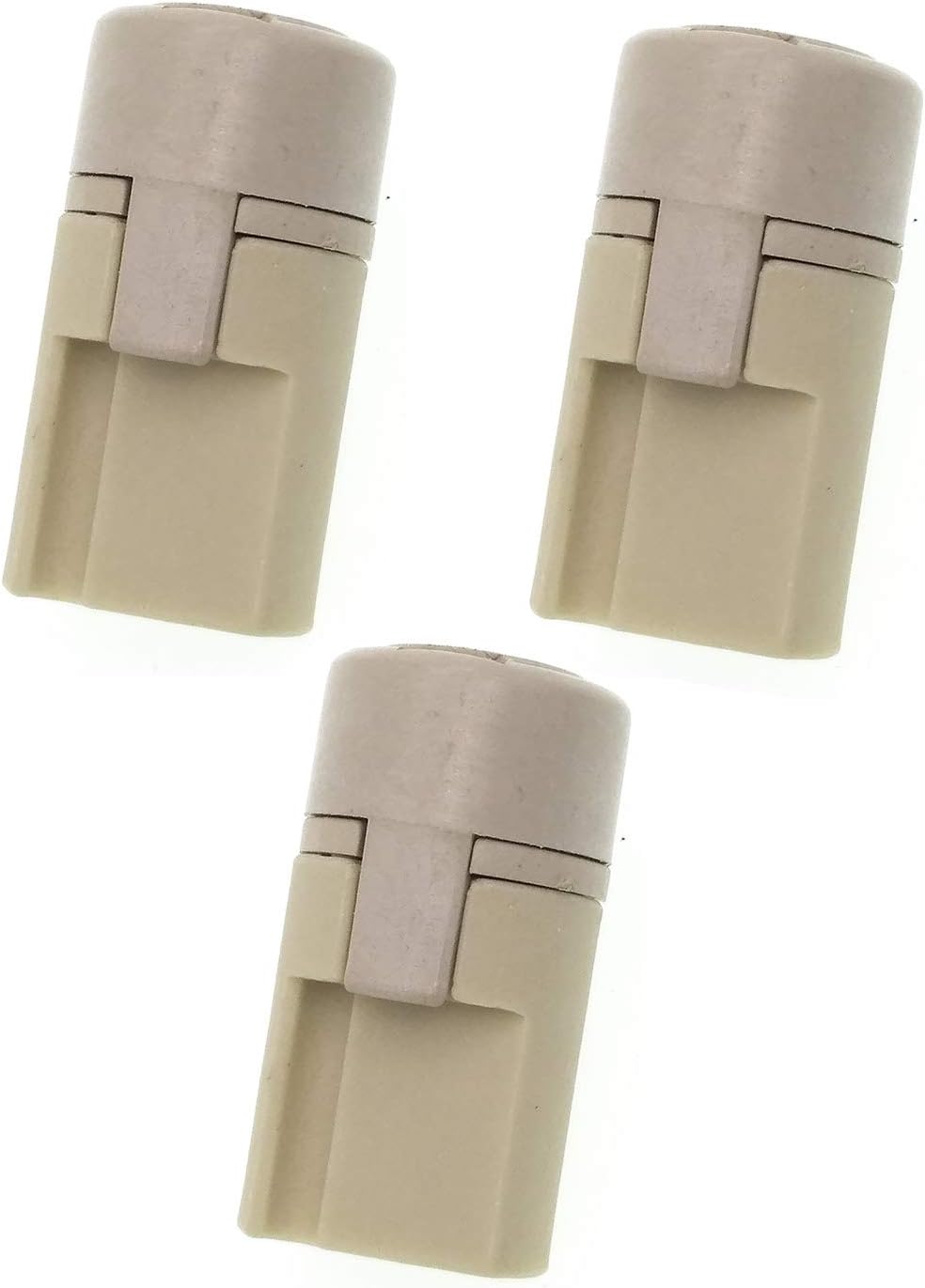 G9 Lamp Holders,Pack of 3 G9 Keyless Ceramic Halogen Socket with Back ...