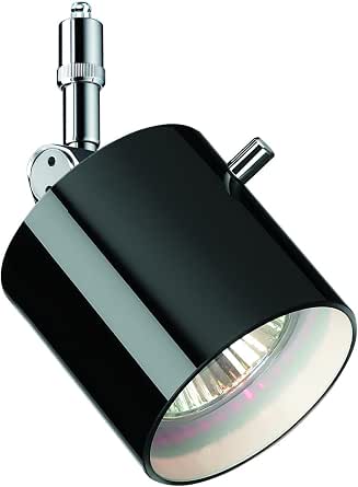 Bruck Lighting 800230ch Clareo Black Glass Snoot, Chrome - Track ...