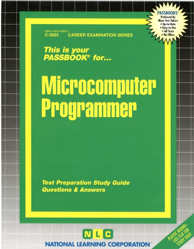 Amazon.com: Microcomputer Programmer (Career Examination Series ...