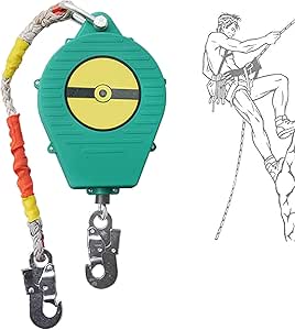 Cable Safety Fall Protection Retractable Lanyard,Self Retracting ...