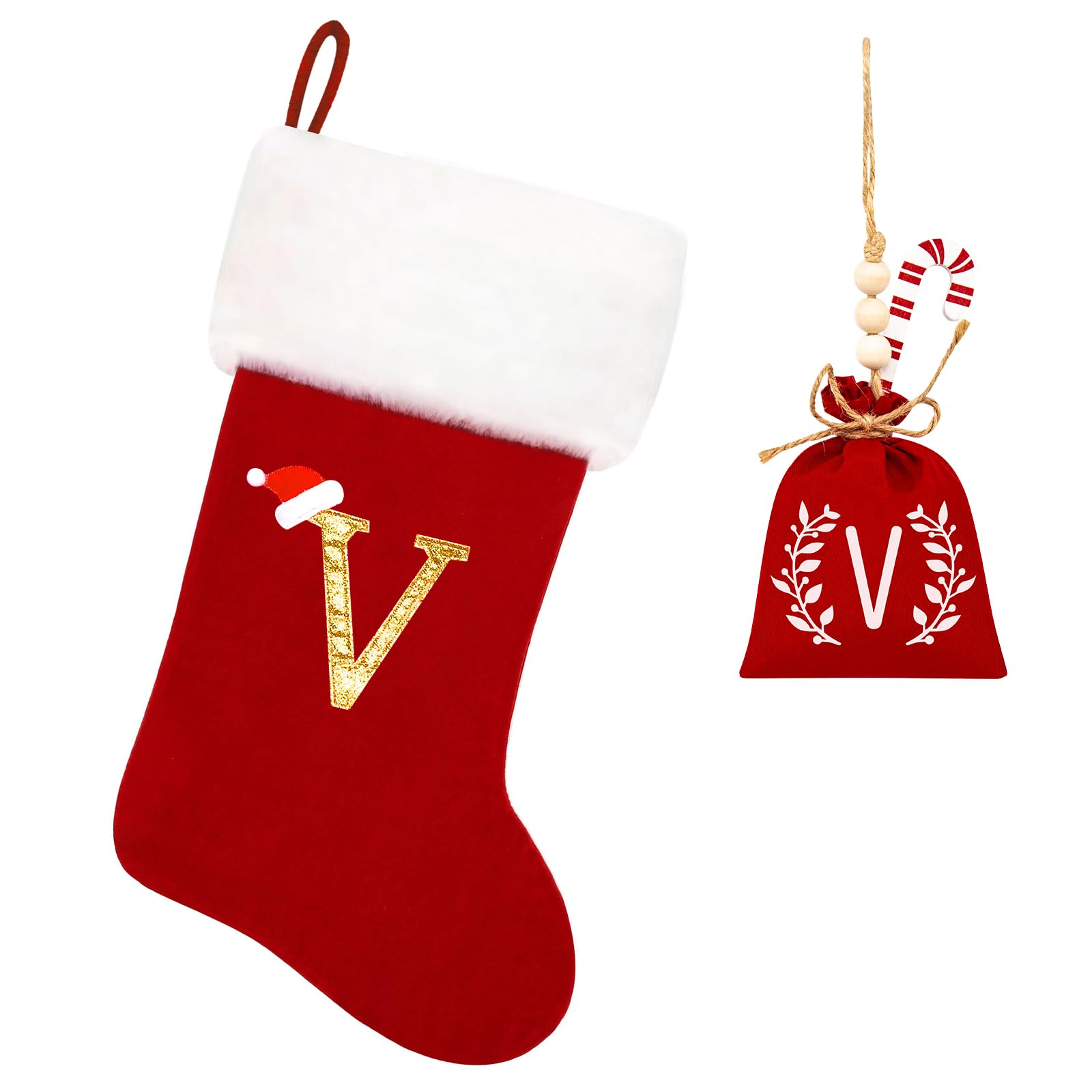 Amazon.com: Tokforty 20 Inches Red Velvet with White Super Soft Plush ...