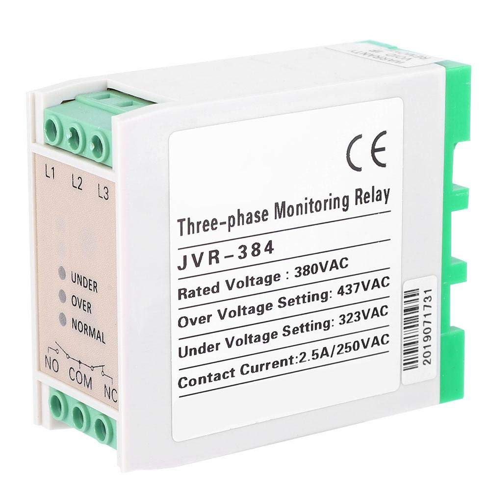 Buy LANTRO JS - Three Phase Voltage Relay JVR-384 380V AC Adjustable ...