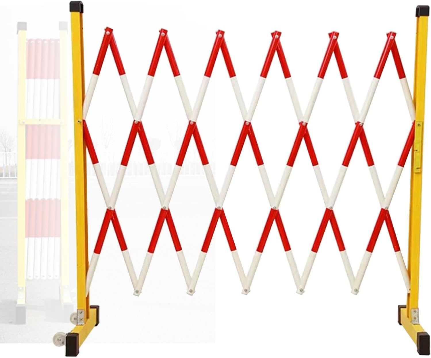 HOBURT Industrial Expandable Metal Barrier Heavy Duty Traffic Fence/Pet ...