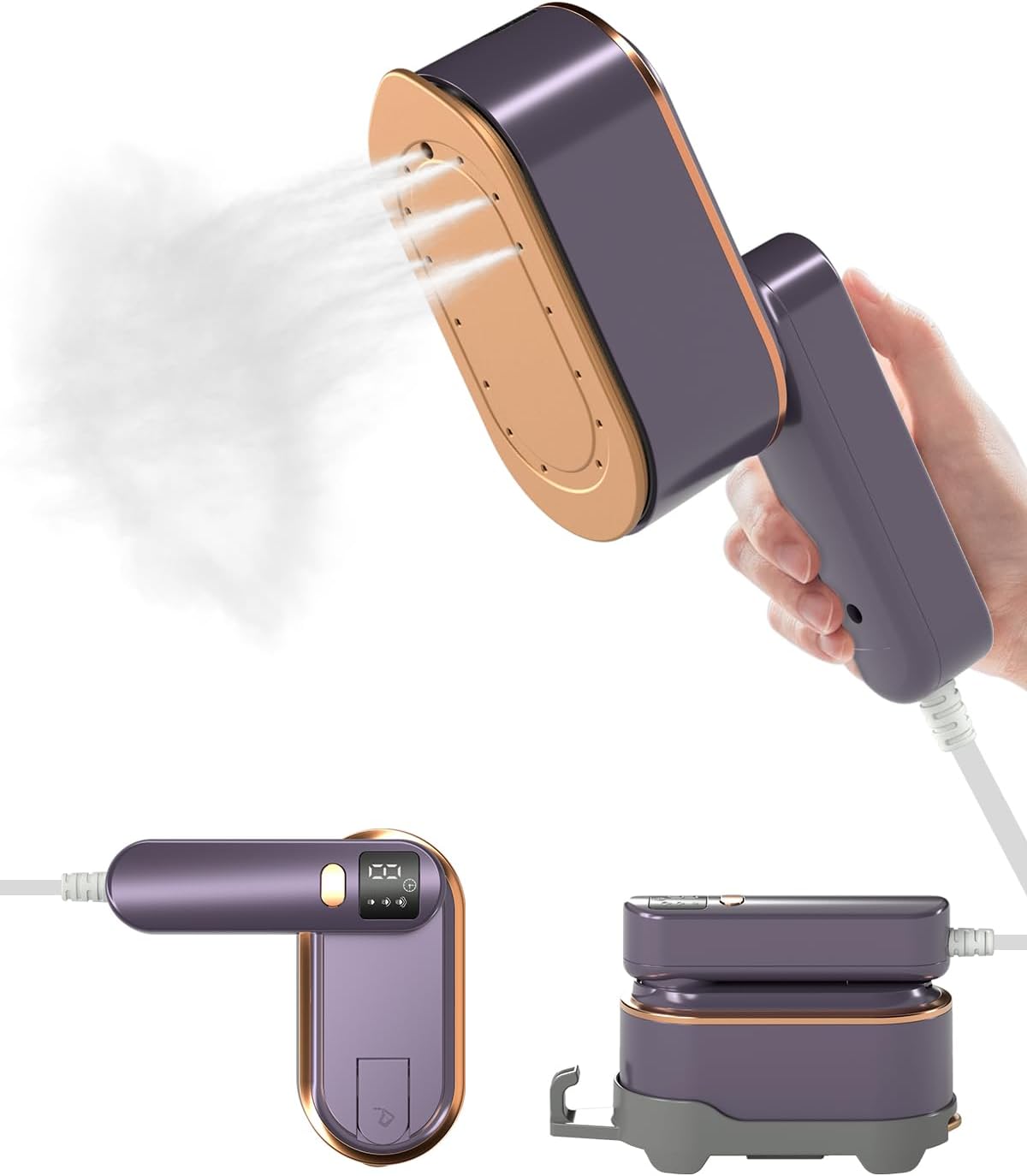 Amazon.com: Travel Steamer Iron for Clothes - 1200W Handheld Size ...