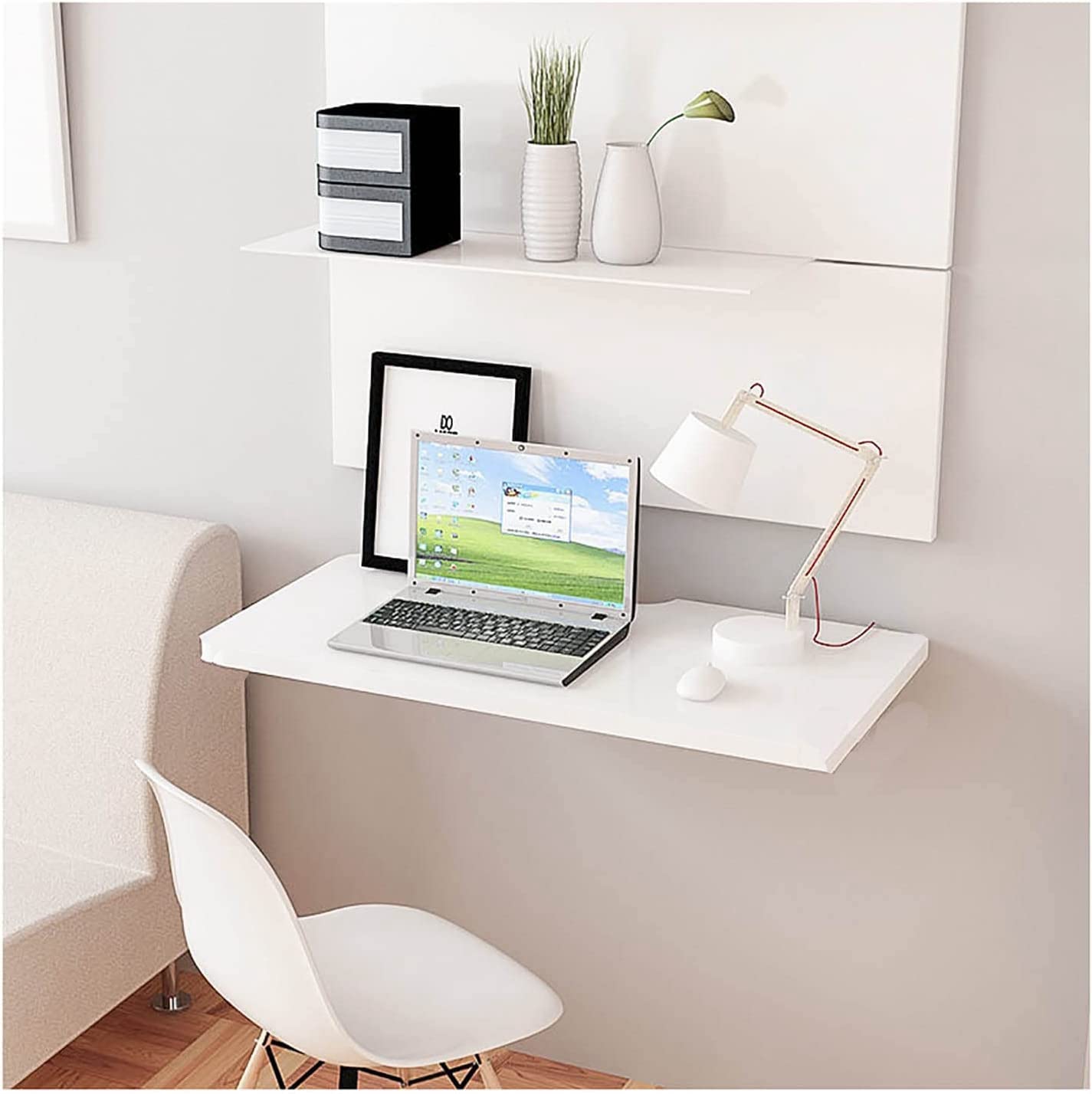 Lampoc Wall Mounted Foldable Study Table Office Table Laptop Table ...
