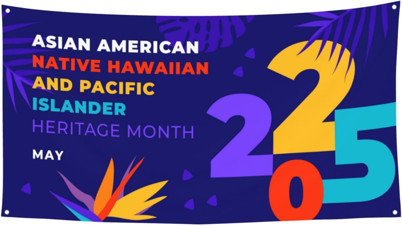 Amazon.com: Asian American And Pacific Islander Heritage Month Banner ...