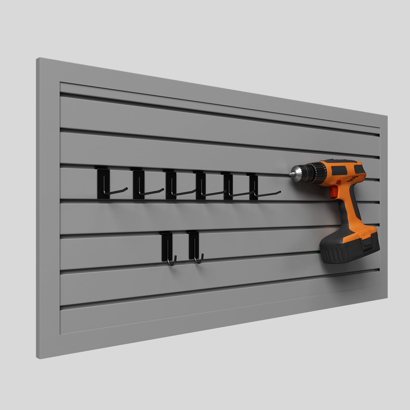 Snapklik.com : 2H X 4W Slatwall Panel Garage Wall Organizer, Heavy Duty ...