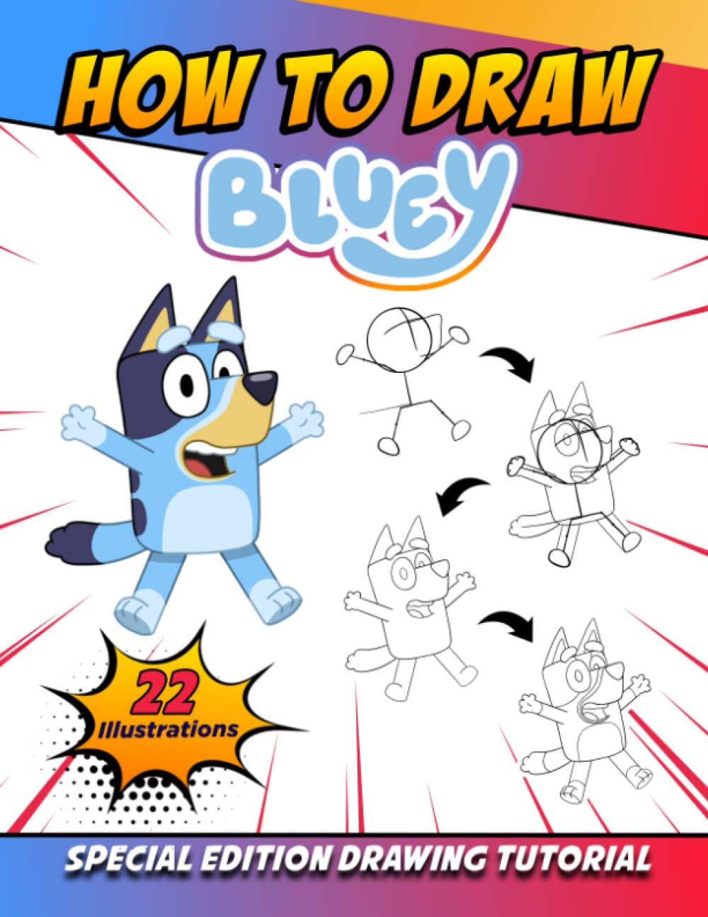 How To Draw Bluey How To Draw Bluey Step By | Desertcart Philippines