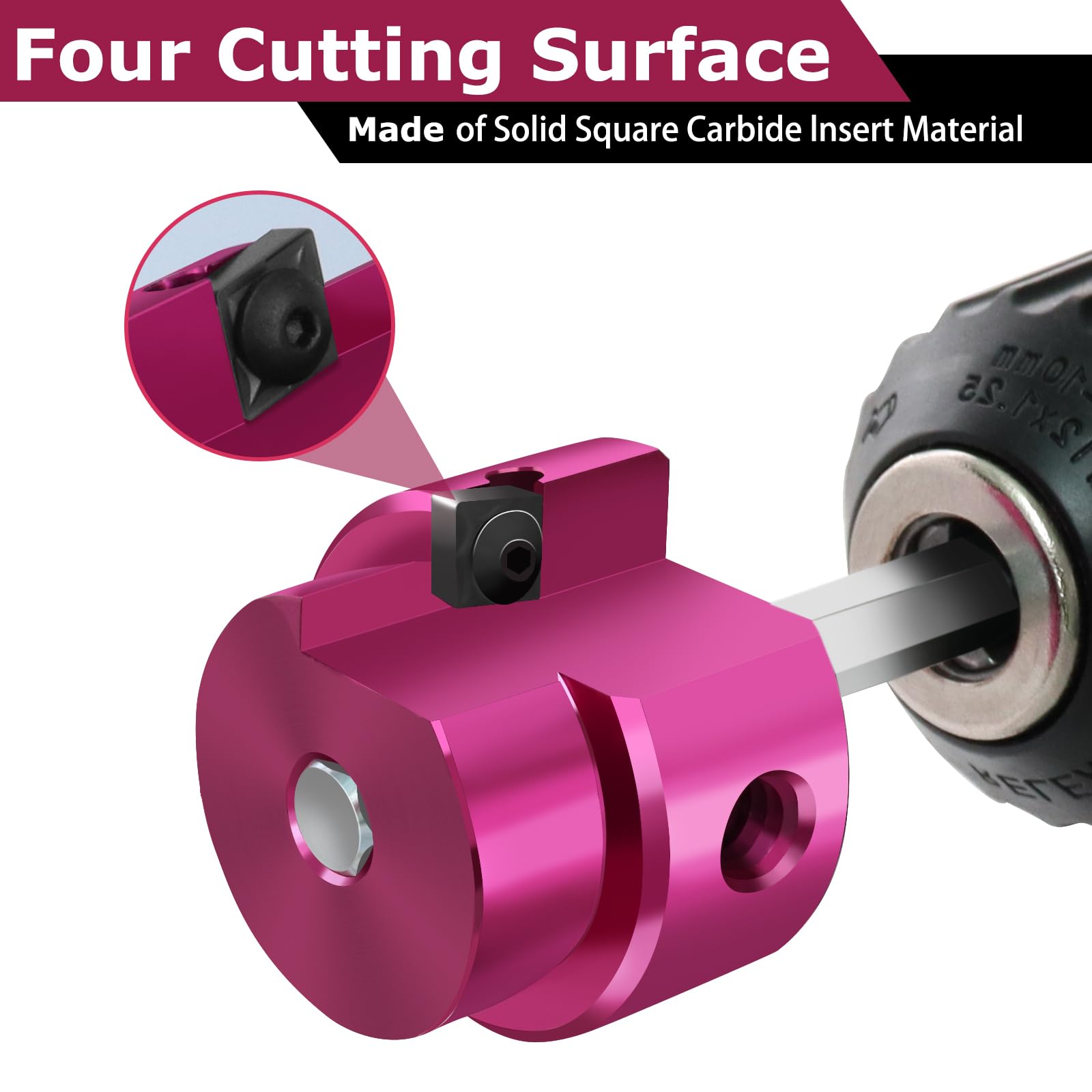 Snapklik.com : JYINCPED PVC Pipe Reamer 1-Inch Head,PVC Fitting Saver