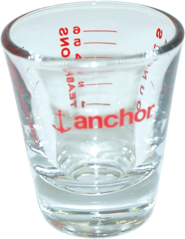 Amazon.com | Anchor Hocking Shot Measure, Glass, 1-Ounce: Shot Glasses