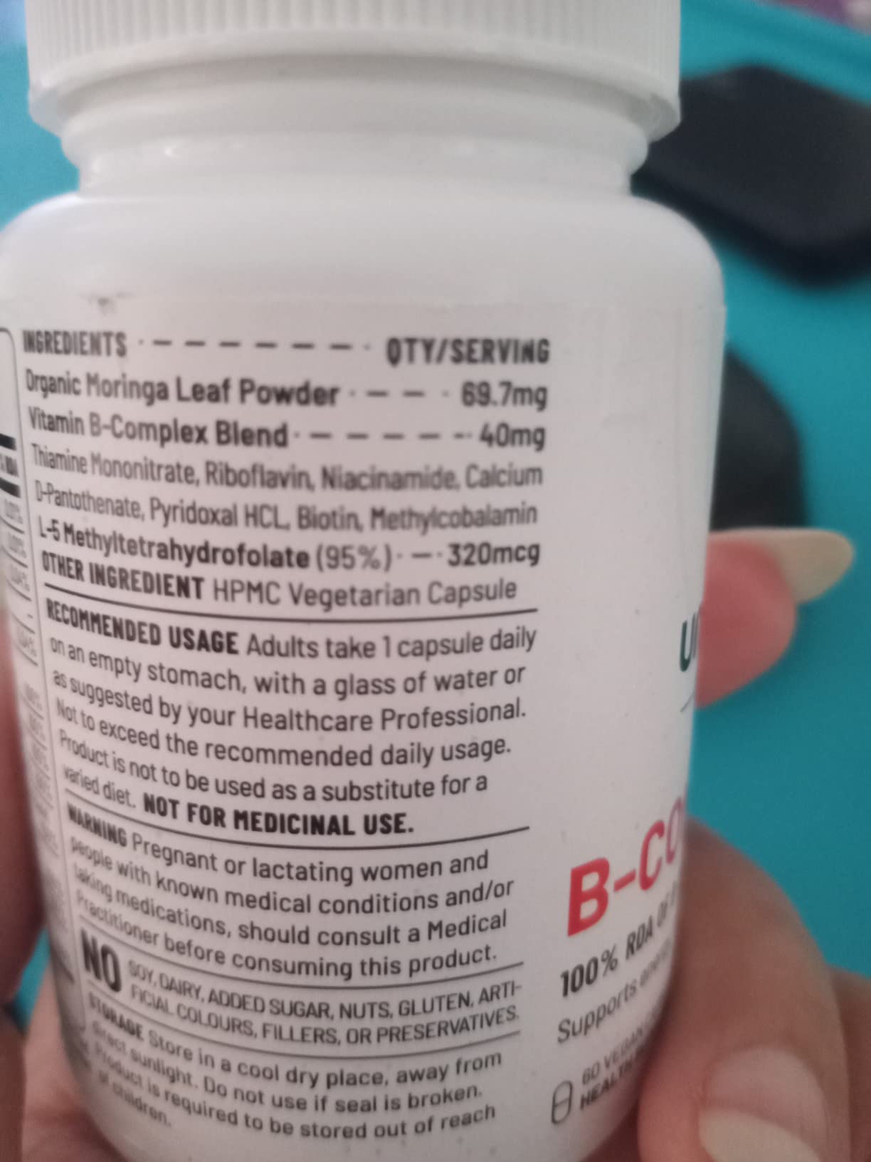 Unived Basics B-Complex | 100% RDA of 8 Essential B-Vitamins | Healthy ...