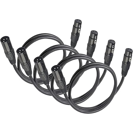 Amazon.com: Accu Cable 10 foot 3 pin true dmx cable rated at 110 ohms ...
