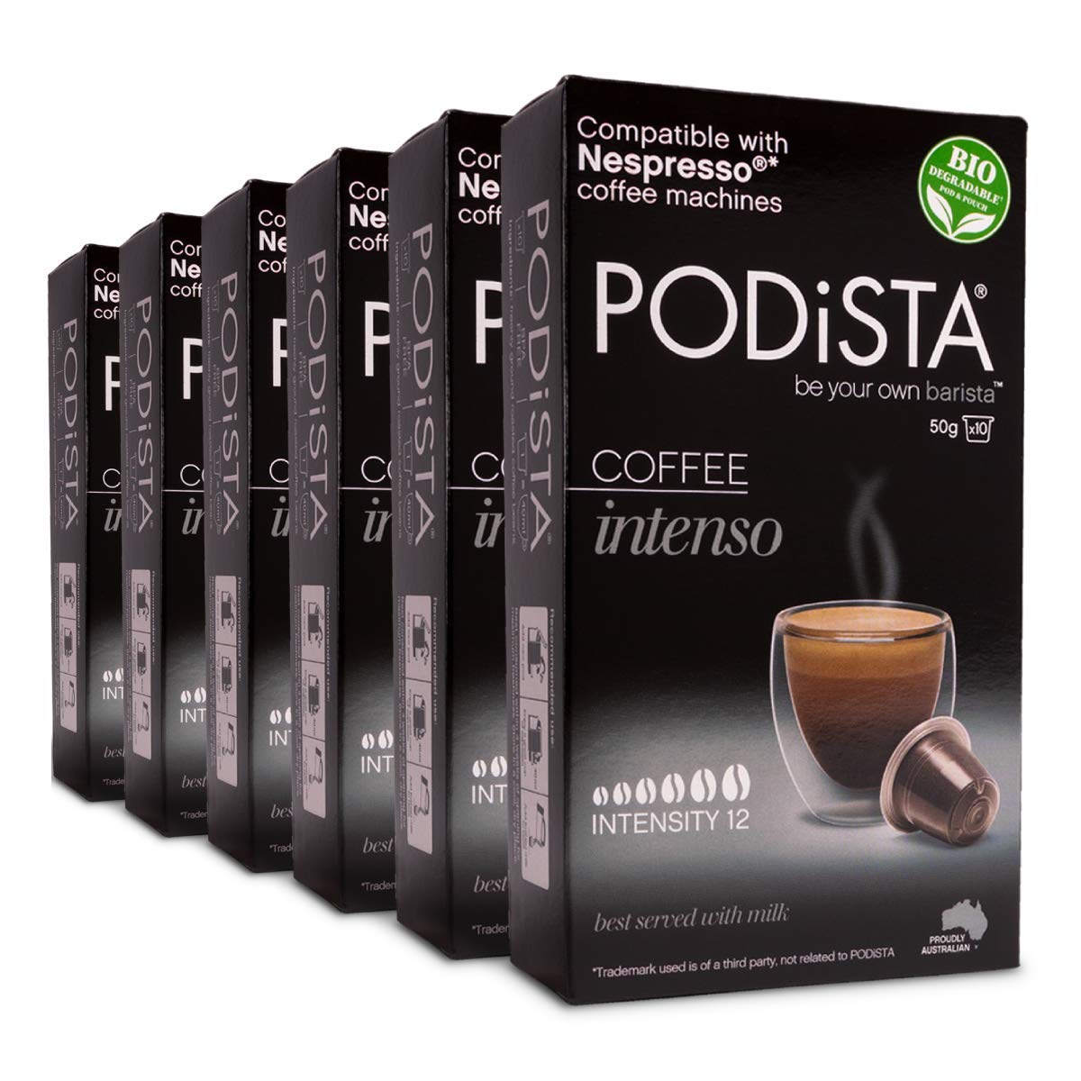 Nespresso Compatible Intenso Coffee Pod Intensity 12/10 Australian ...