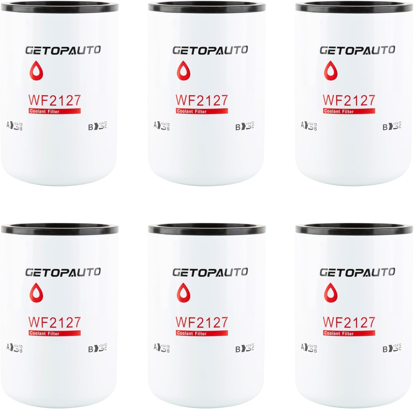 Amazon.com: GETOPAUTO WF2127 Water Coolant Filter Compatible With ...