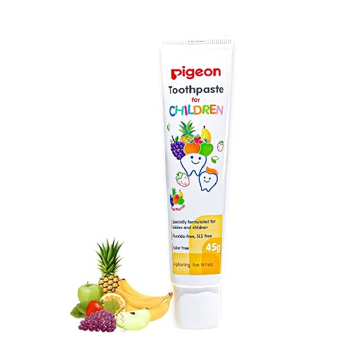 Pigeon Fruit Punch Toothpaste, For babies and Children Oral care ...