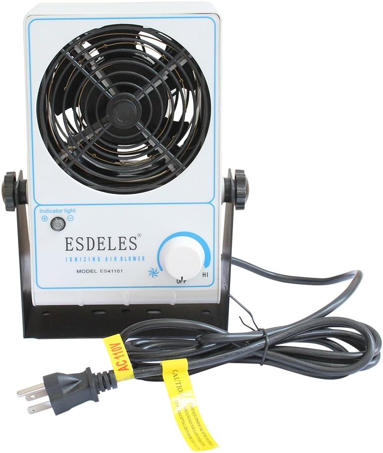 Amazon.com: ESDELES 110V ESD Desktop Ionizing Air Blower Fan ...