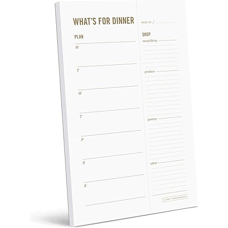 Amazon.com: Weekly Meal Planner - Undated Magnetic Notepads with ...