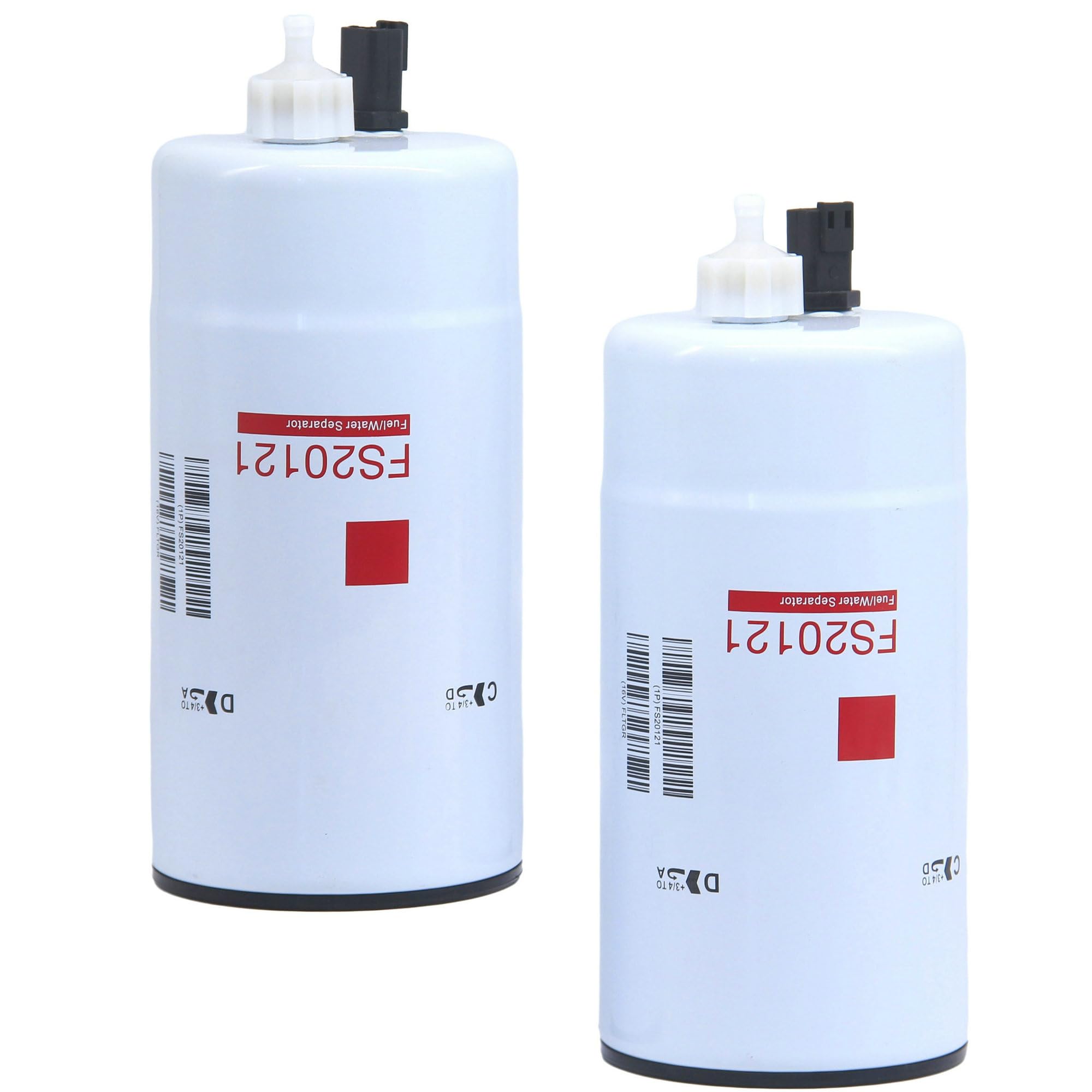 Amazon.com: 2 Pack of FS20121 Fuel Water Separator Cartridge Filter 10 ...