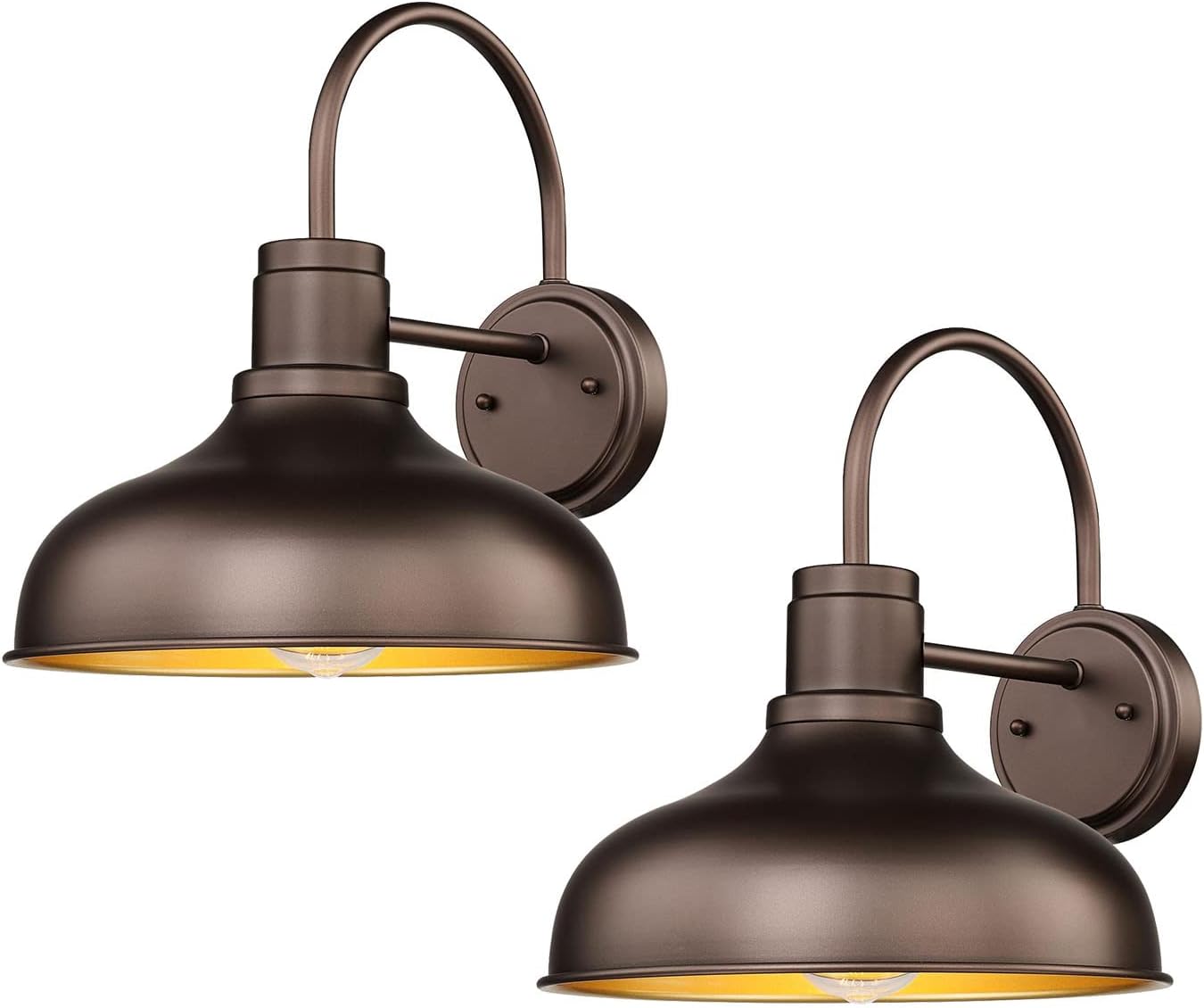 ALLGOT Farmhouse Barn Lights, Outdoor Gooseneck Barn Light, Exterior ...