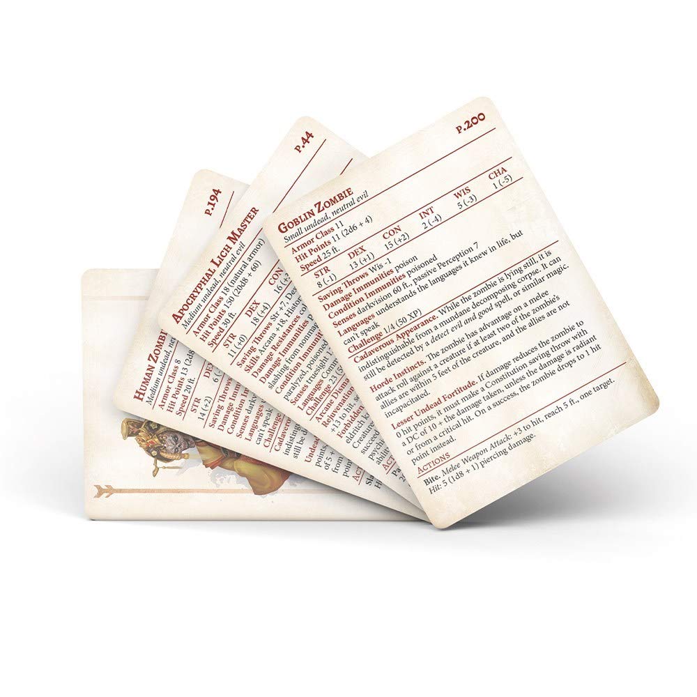 Snapklik.com : Dungeons And Dragons 5th Edition Deck Of Cards The ...