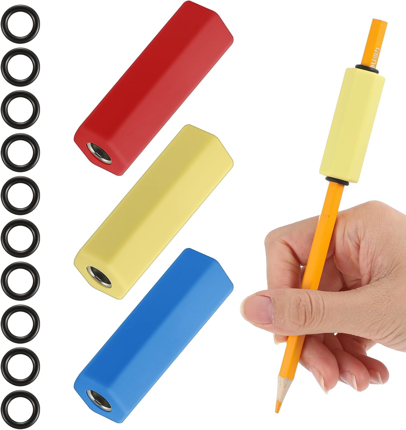 Amazon.com : Humyoun 3 Pcs Pencil Weights Colorful Handwriting Aid Kit ...