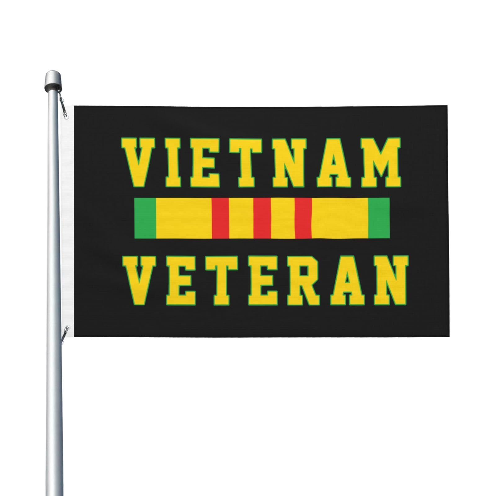 Amazon.com : Vietnam Veteran Flag 3X5 Ft Double Sided Garden Flag ...