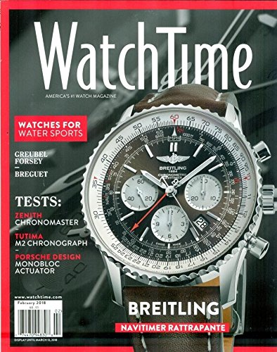 WatchTime Magazine (February, 2018) Breitling Cover: Watchtime Magazine ...
