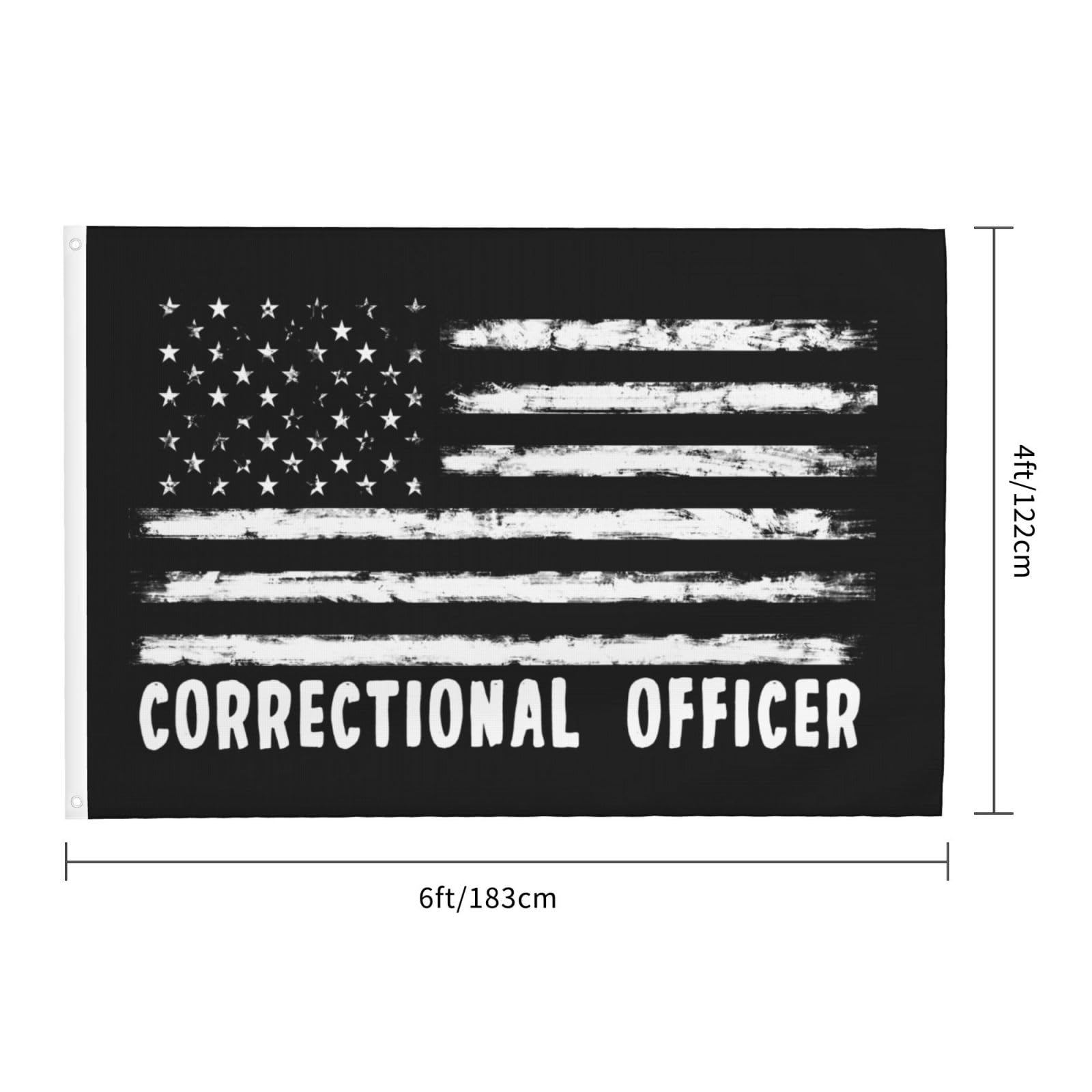 Correctional Officer Coloring Flags US Flag Support Corrections