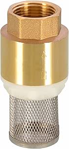 Amazon.com: New 1" DN25 Female Thread Bottom Valve, Brass one-Way Check ...