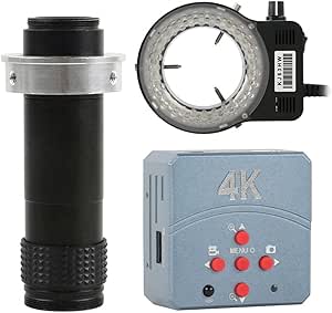 Amazon.co.jp: Microscope Kit 48MP 4K 60FPS 1/2" 1080P HDMI USB ...