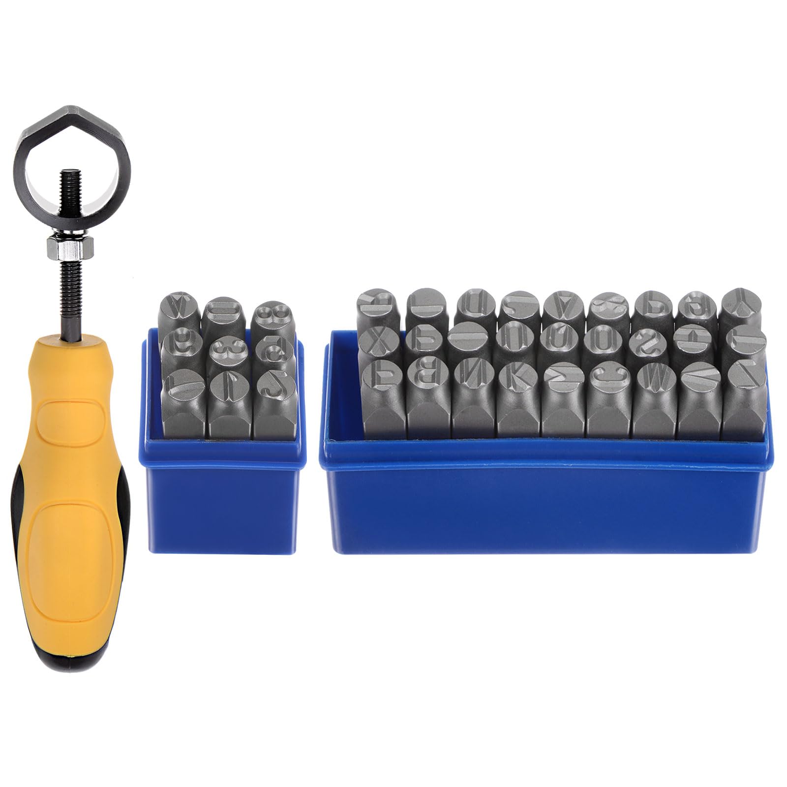 Amazon.com: HARFINGTON 36pcs Metal Stamping Kit 25/64" (10mm) (A-Z, 0-8 ...