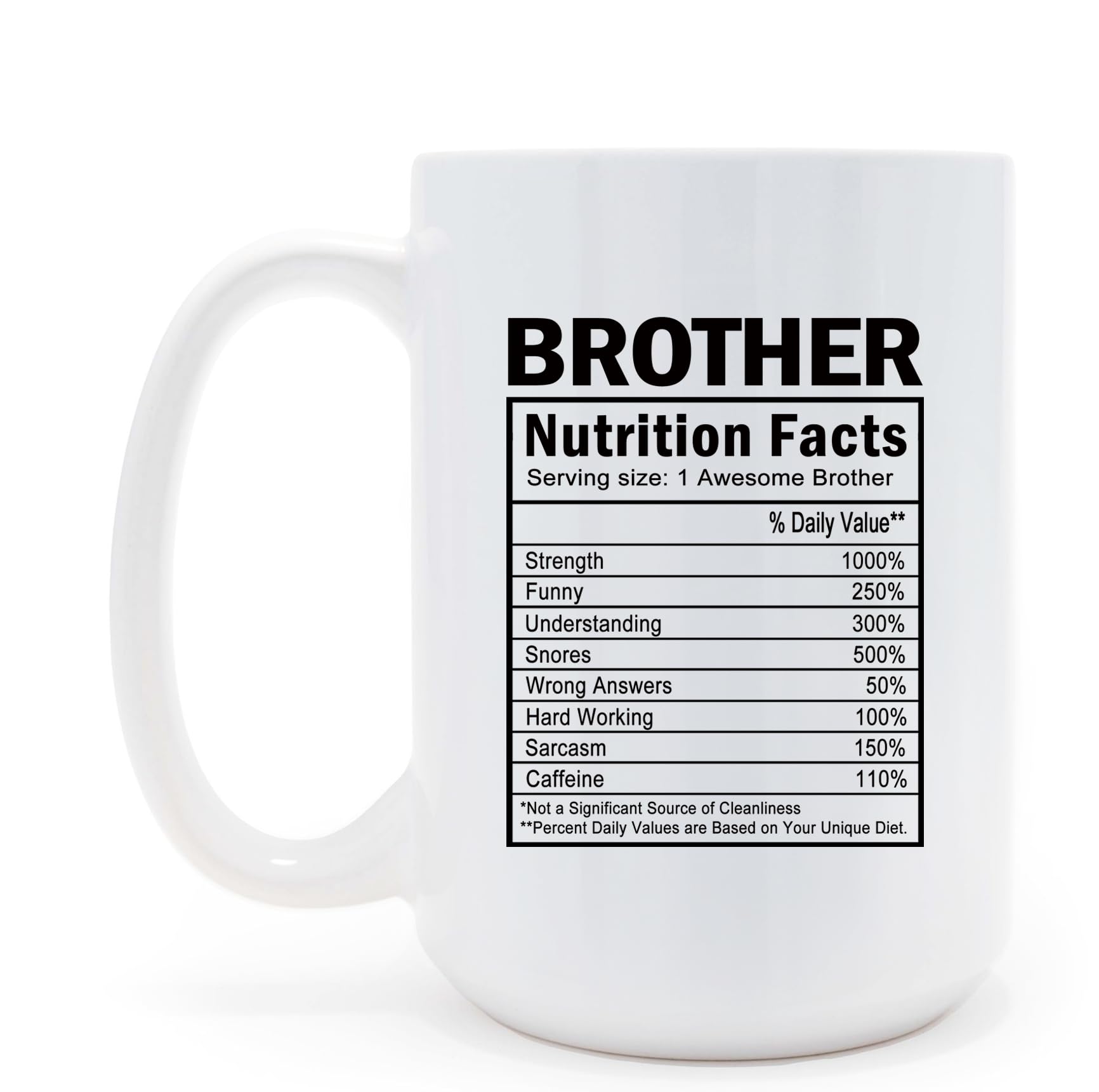 EWEISHEIT Brother Cup - 15Ounces Brother Coffee Mug, Best Gift Mug for ...