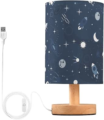 RunningBear Space Astronaut Spaceship Rocket Moon Table Lamp for ...
