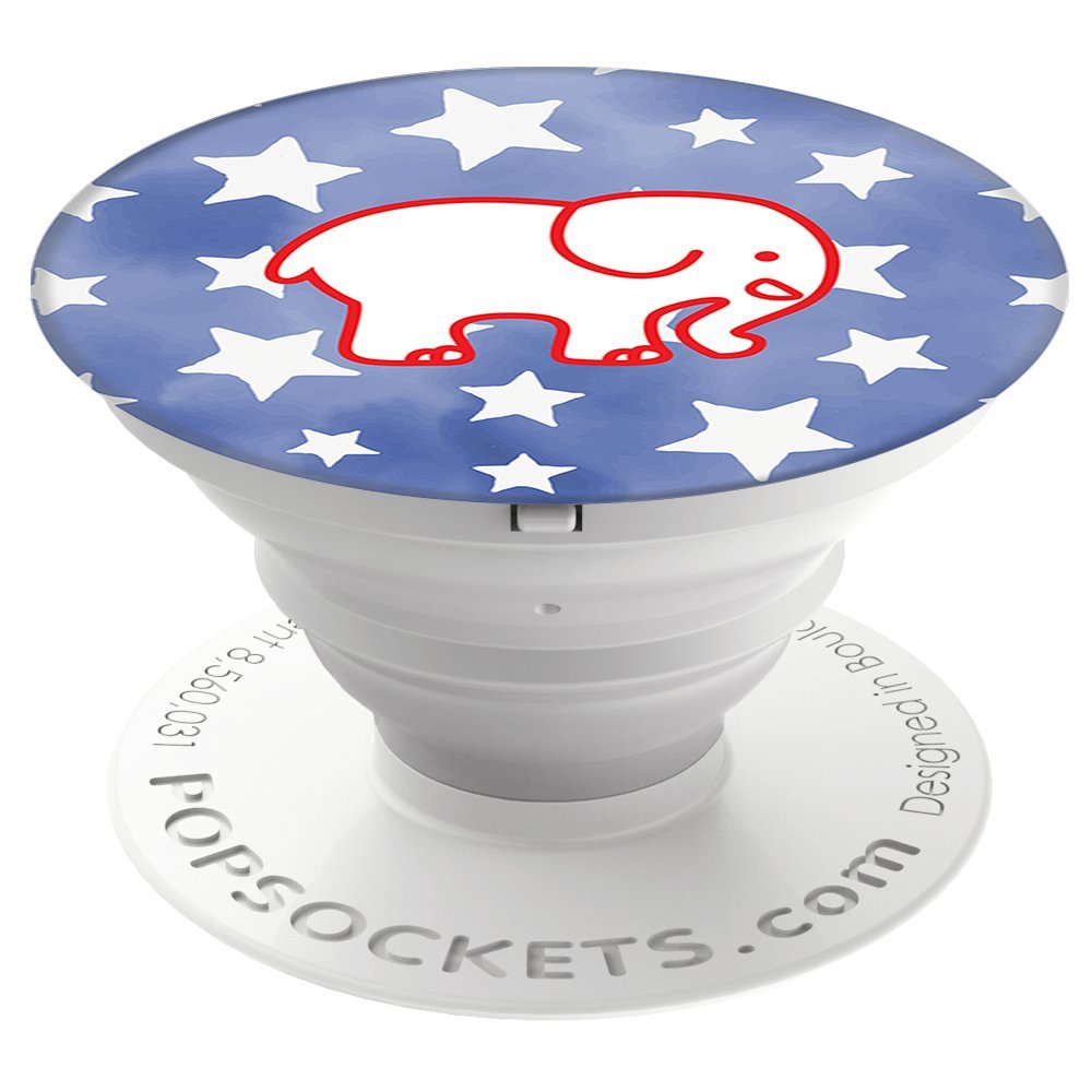 PopSockets Cell Phone Stand for Smartphone/Tablet - Ivory Ella Stars ...