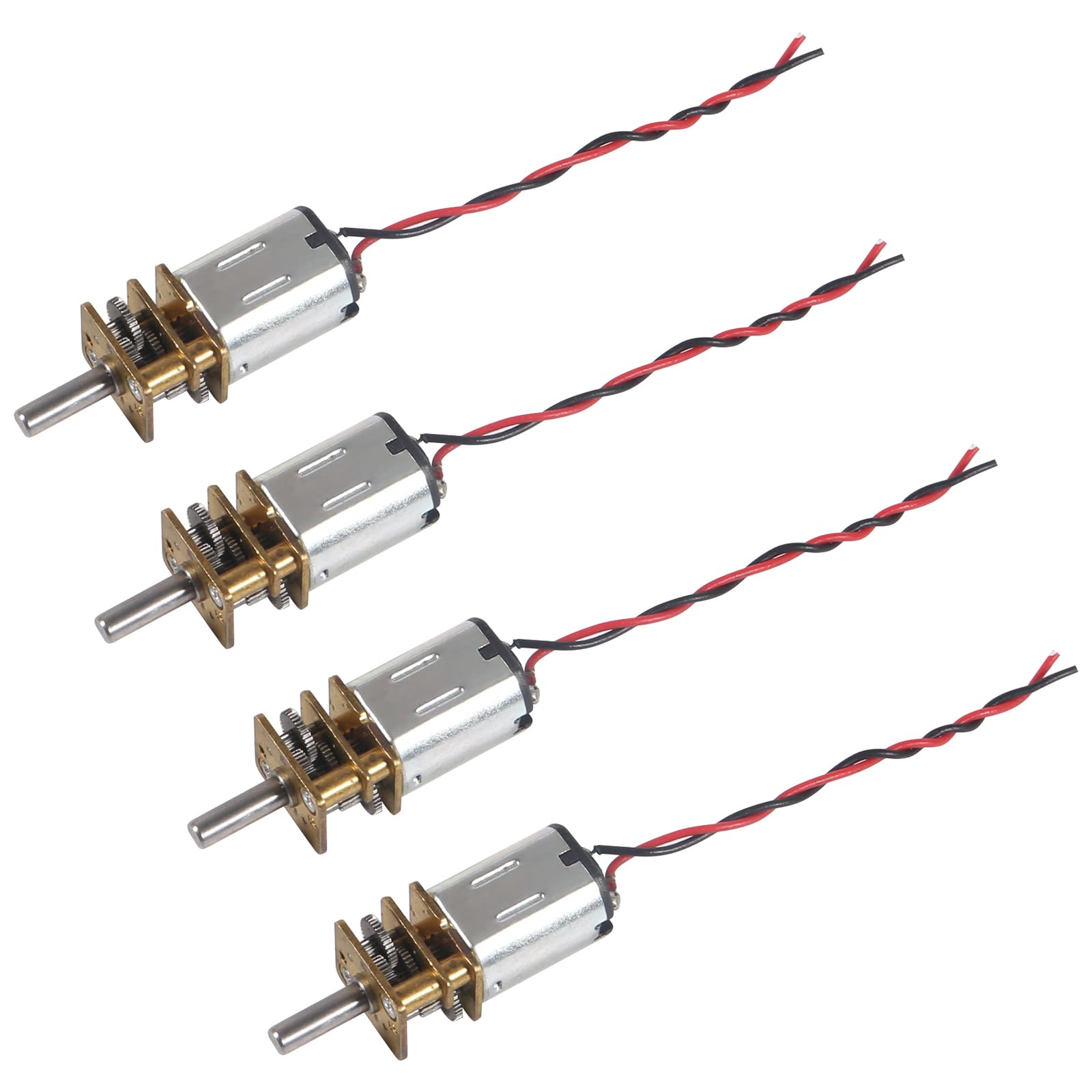 Snapklik.com : 4PCS Mini Micro N20 Gear Motor DC 3V-6V Slow Speed Full ...