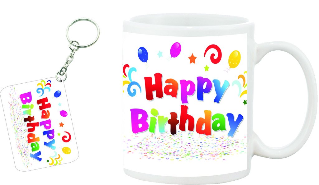 Buy Happy Birthday KeyChain And Mug Combo_004 Online at Low Prices in ...