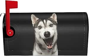 Amazon.com: FYOBOT Surprised Siberian Husky Dog Standard Size Magnetic ...