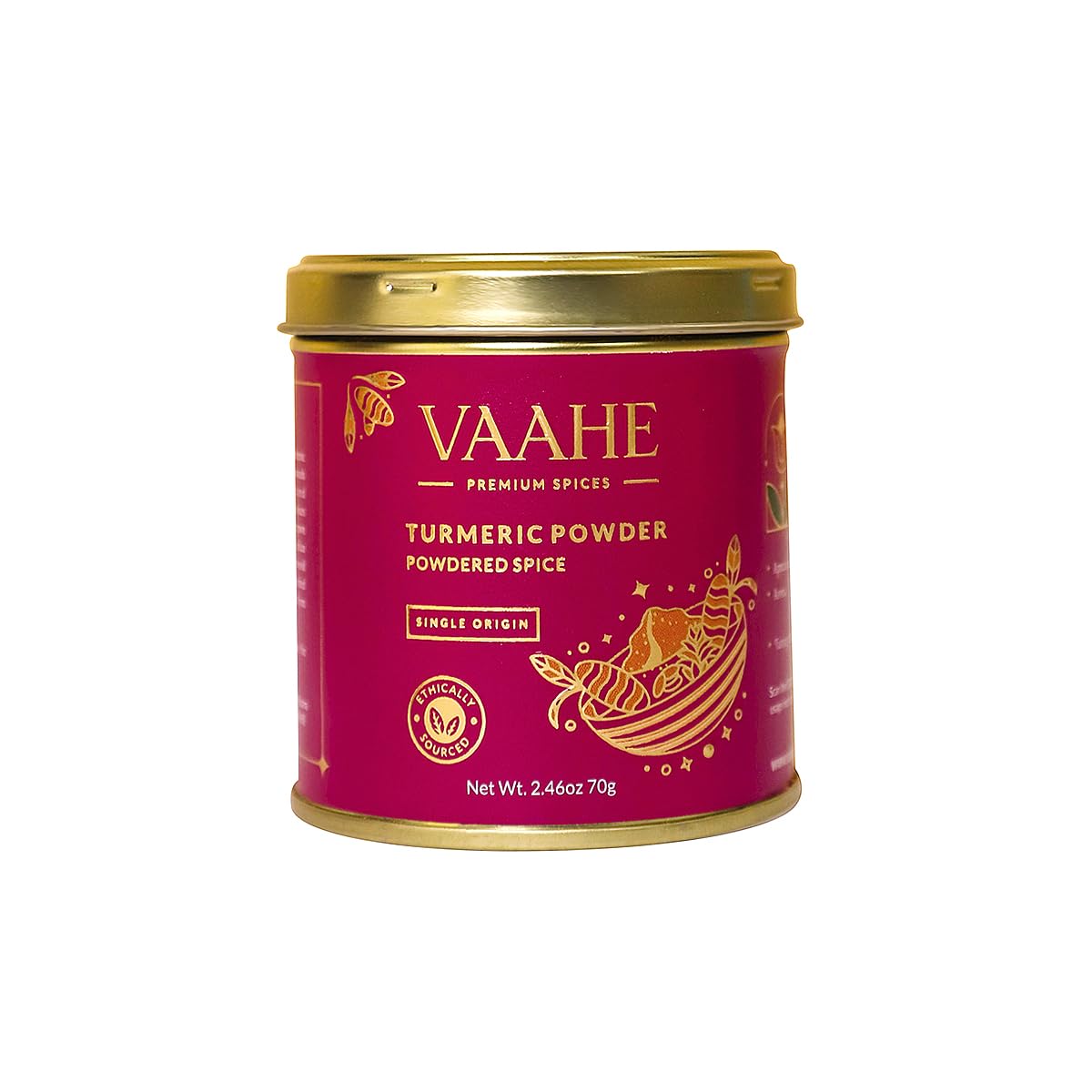 Amazon.com : VAAHE Premium Turmeric Powder (Haldi) | Single Origin ...