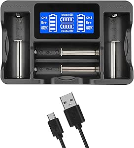 Amazon.com: Axyghmz Versatile Battery Charger Compatible for 25500 ...