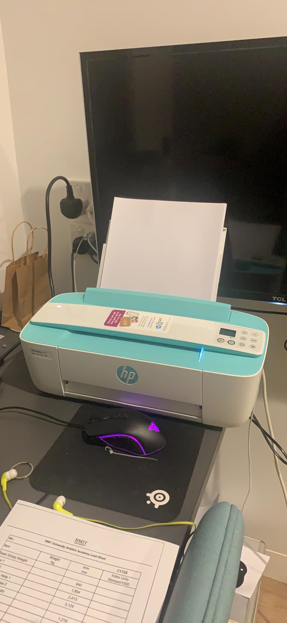 HP DeskJet 3721 All-in-One Printer, One of World's Smallest All-in-One ...