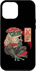 Amazon.com: iPhone 15 Plus Japanese Samurai Warrior Frog Aesthetic Mushroom Hat Case : Cell ...